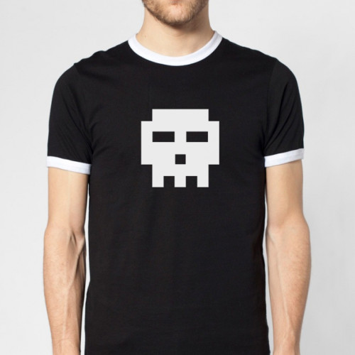 Scott Pilgrim '8-Bit Skull' T-shirt - Reverb Clothing