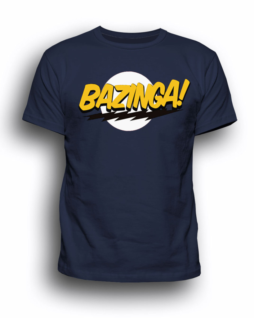 Men's Big Bang Theory Bazinga! t-shirt - Reverb Clothing