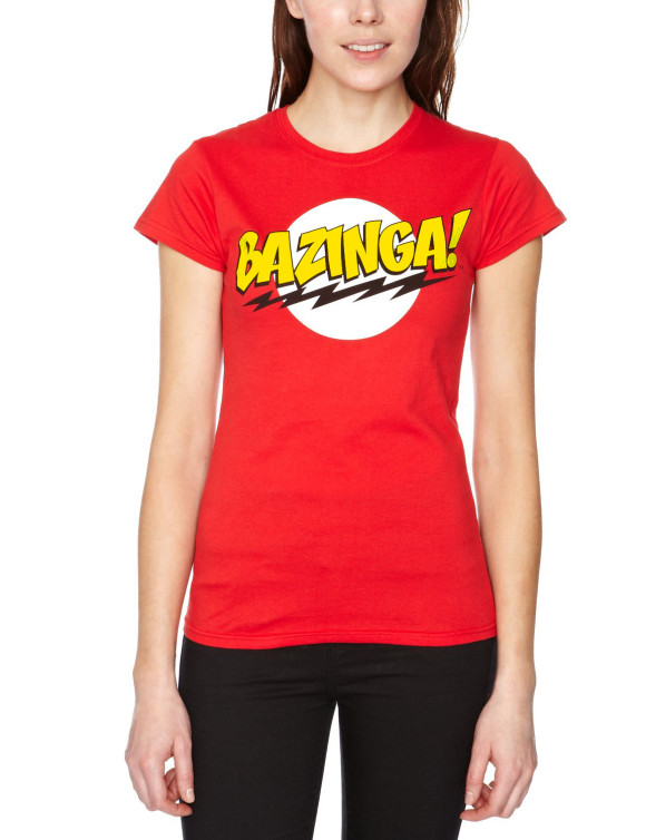 Women's Big Bang Theory Bazinga t-shirt - Reverb Clothing