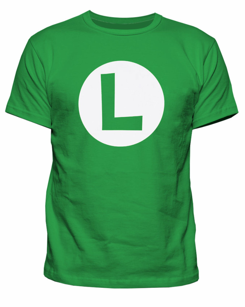 Men’s Super-Mario-Bros 'Luigi' T-Shirt - Reverb Clothing